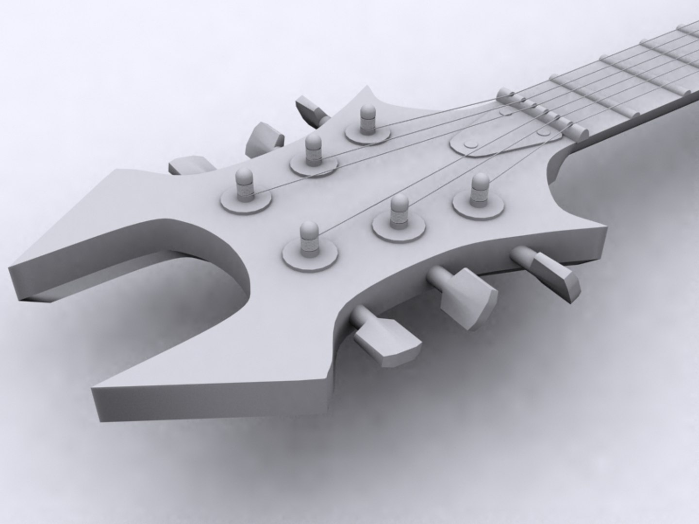 3d Bc Rich Draco Guitar