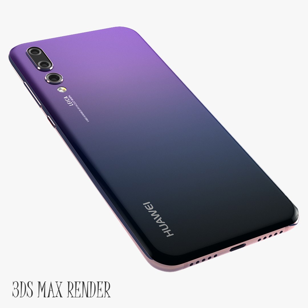 Huawei P20 Pro 3D Model - TurboSquid 1274088