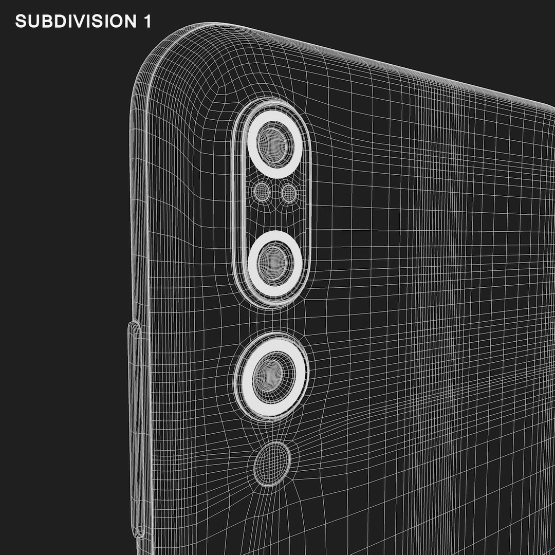Huawei P20 Pro 3D Model - TurboSquid 1274088