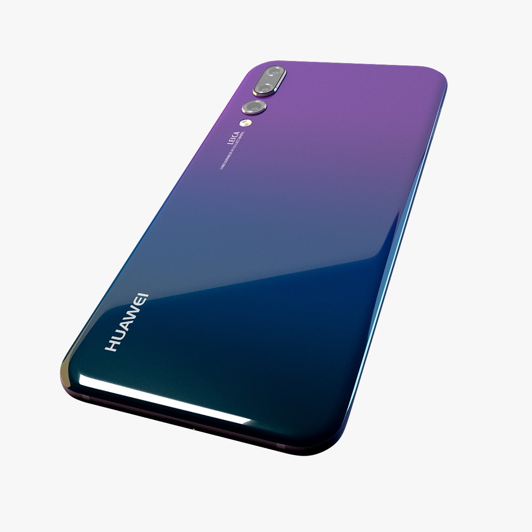 Huawei P20 Pro 3D Model - TurboSquid 1274088