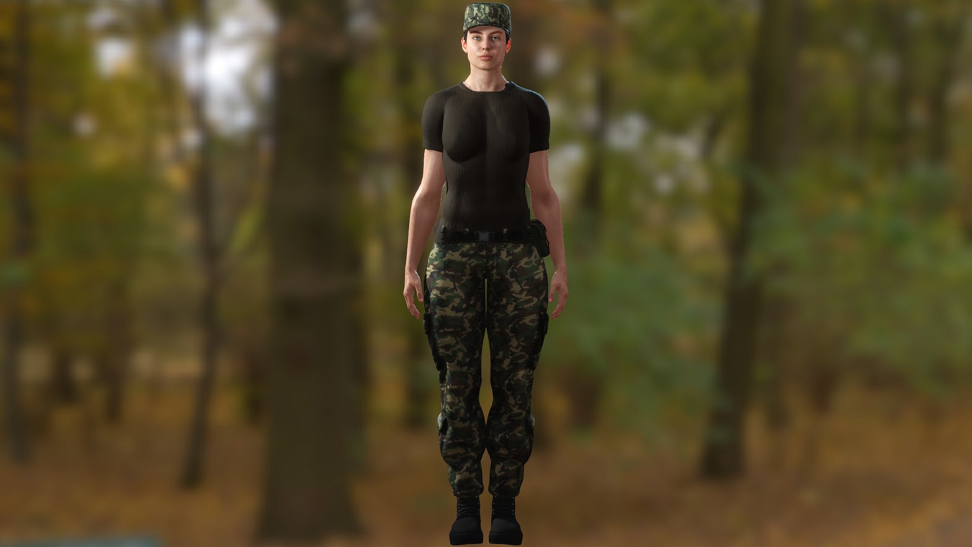 Female Soldier Model - TurboSquid 2357565