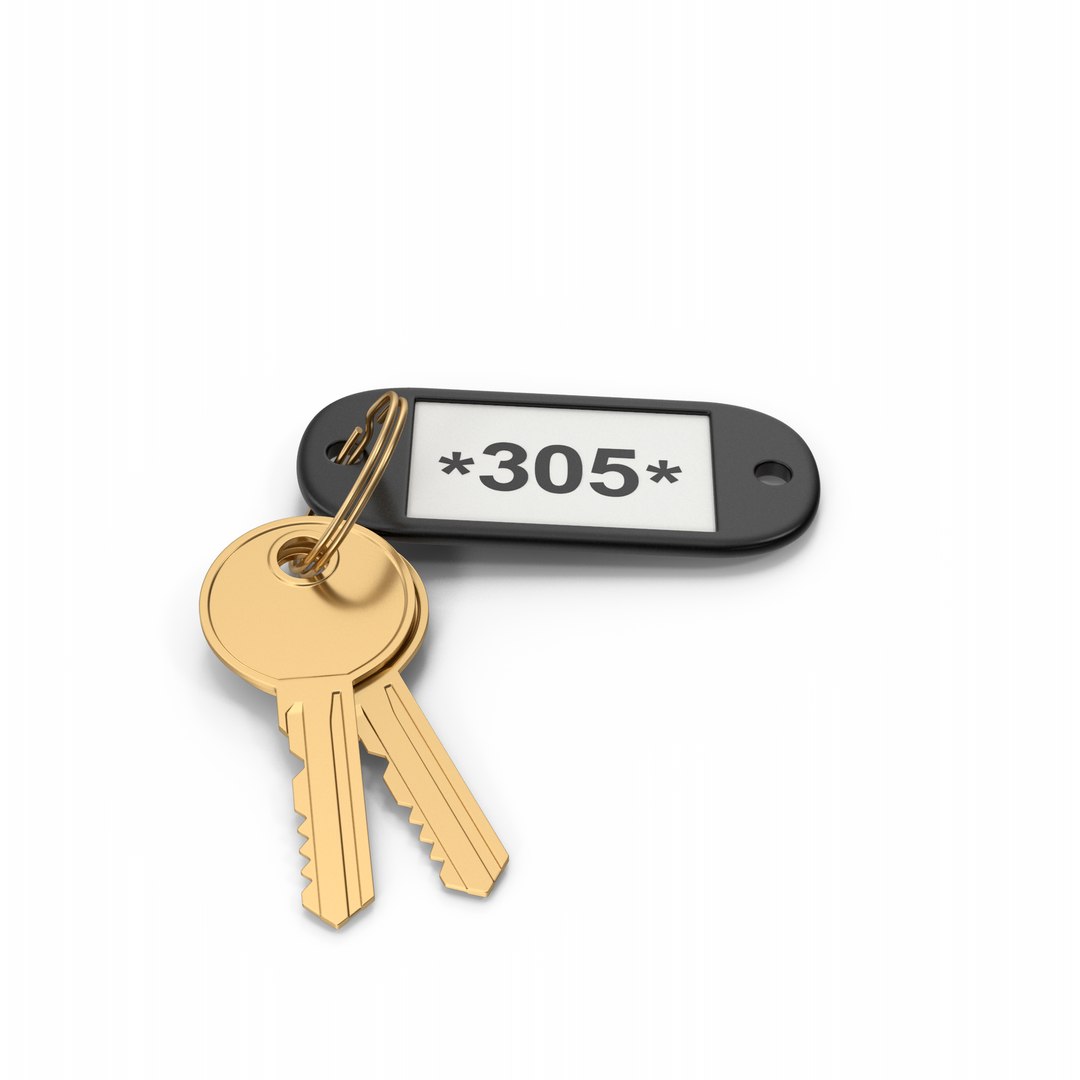 Hotel Room Keys Model - TurboSquid 2254910