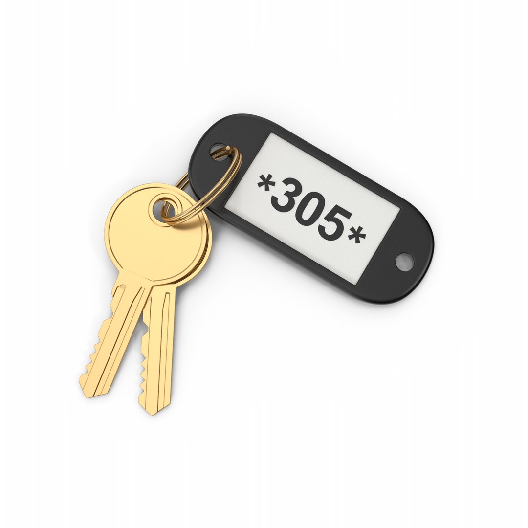 Hotel Room Keys Model - TurboSquid 2254910