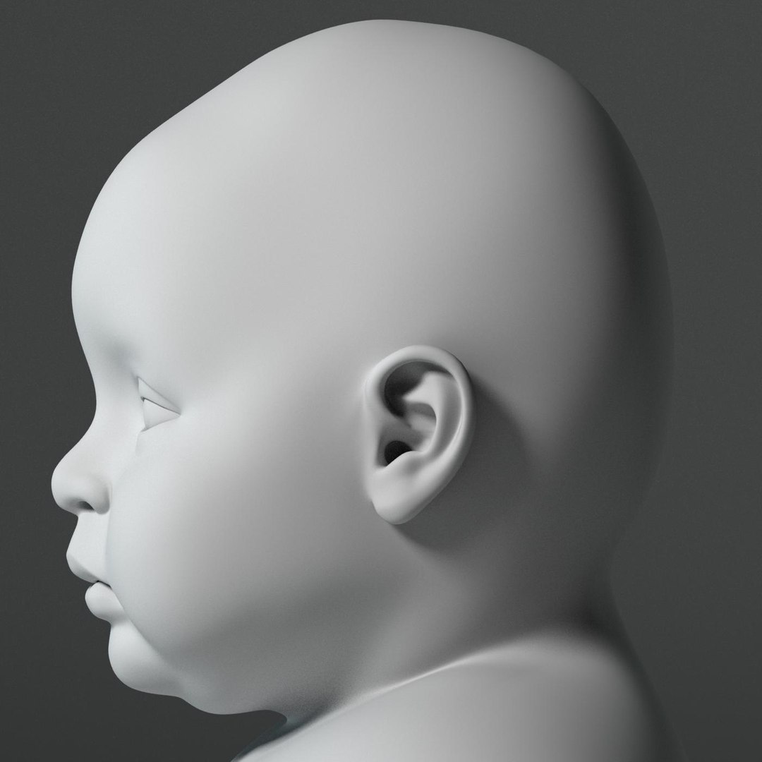 Res Baby Uv Unwrapped 3d Obj