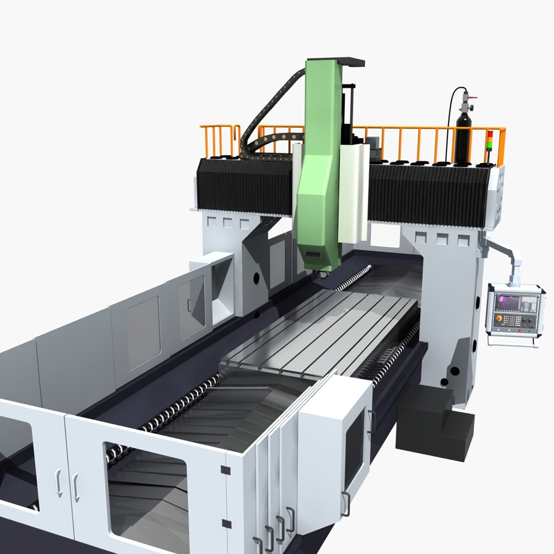 3D Model Milling Machine - TurboSquid 1381861