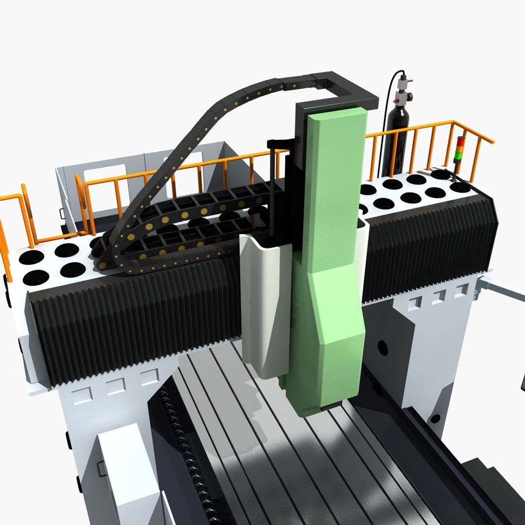3D Model Milling Machine - TurboSquid 1381861