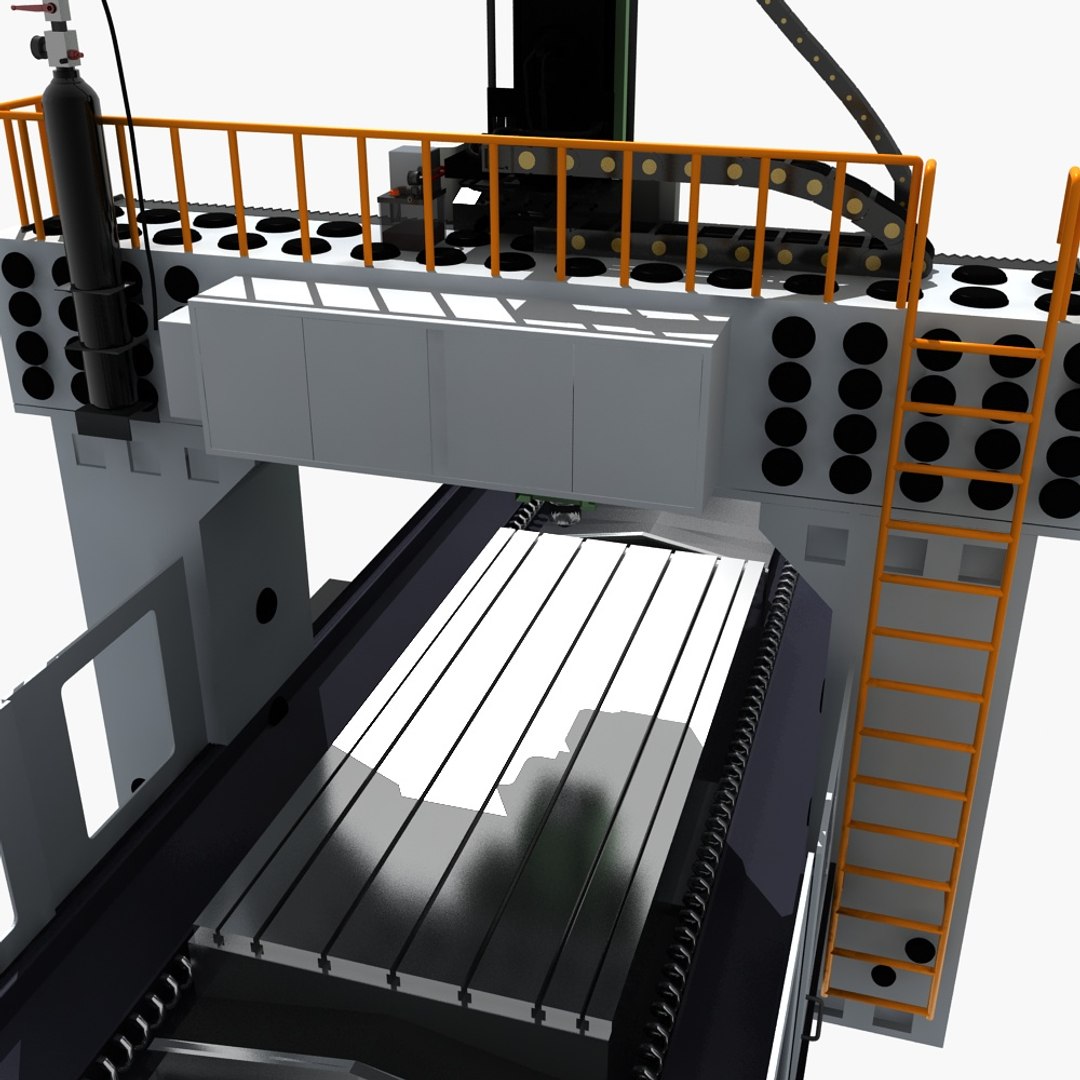 3D Model Milling Machine - TurboSquid 1381861