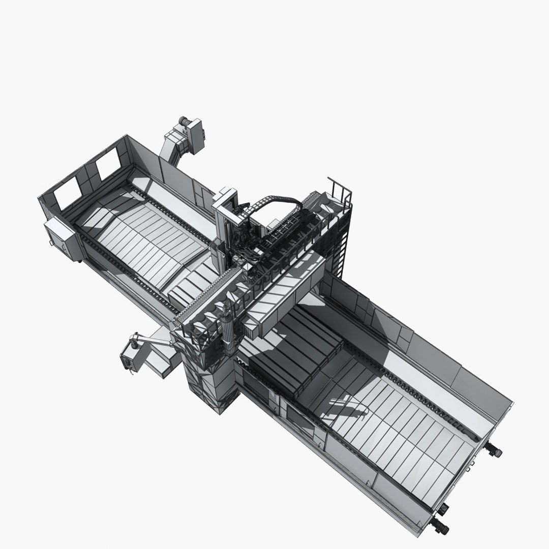 3D Model Milling Machine - TurboSquid 1381861