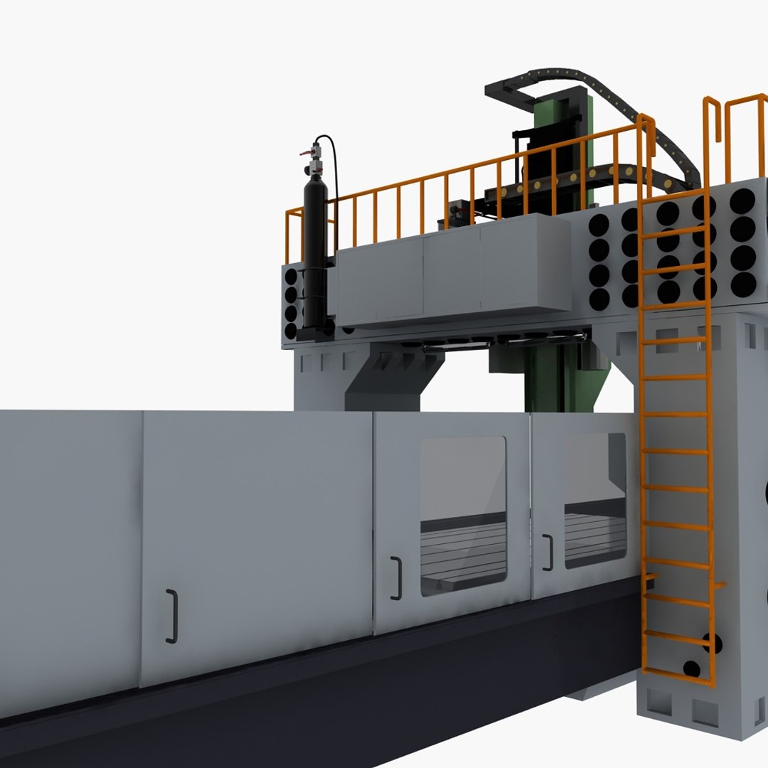 3D Model Milling Machine - TurboSquid 1381861