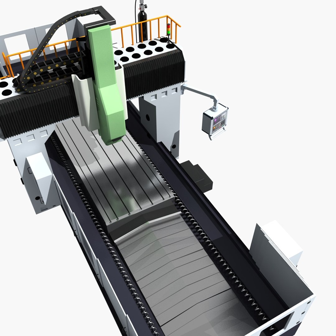 3D Model Milling Machine - TurboSquid 1381861