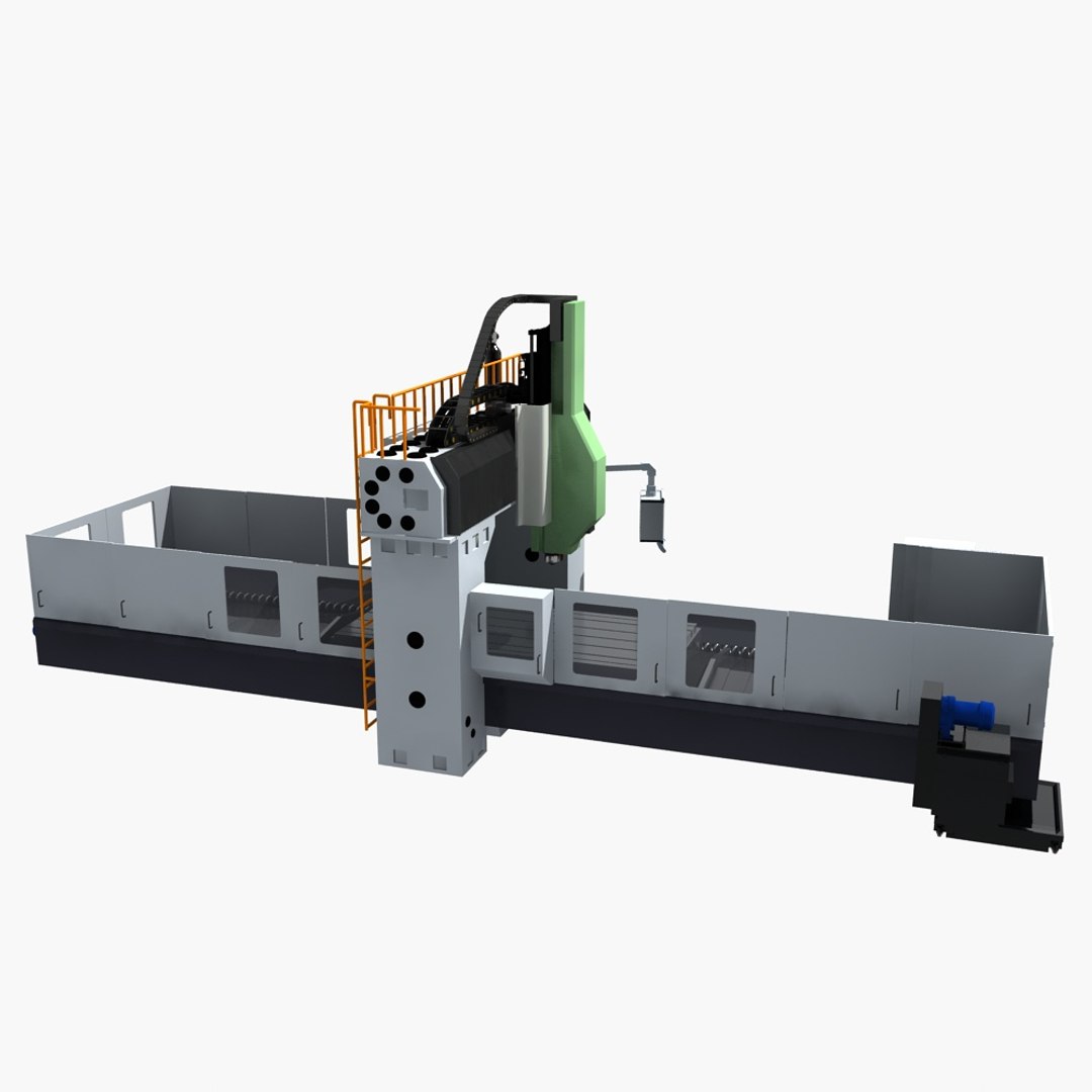 3D Model Milling Machine - TurboSquid 1381861