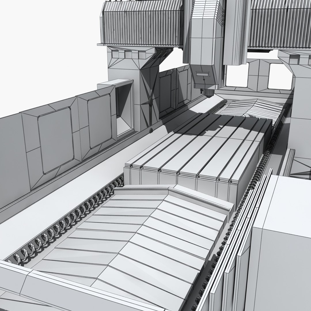 3D model milling machine - TurboSquid 1381861