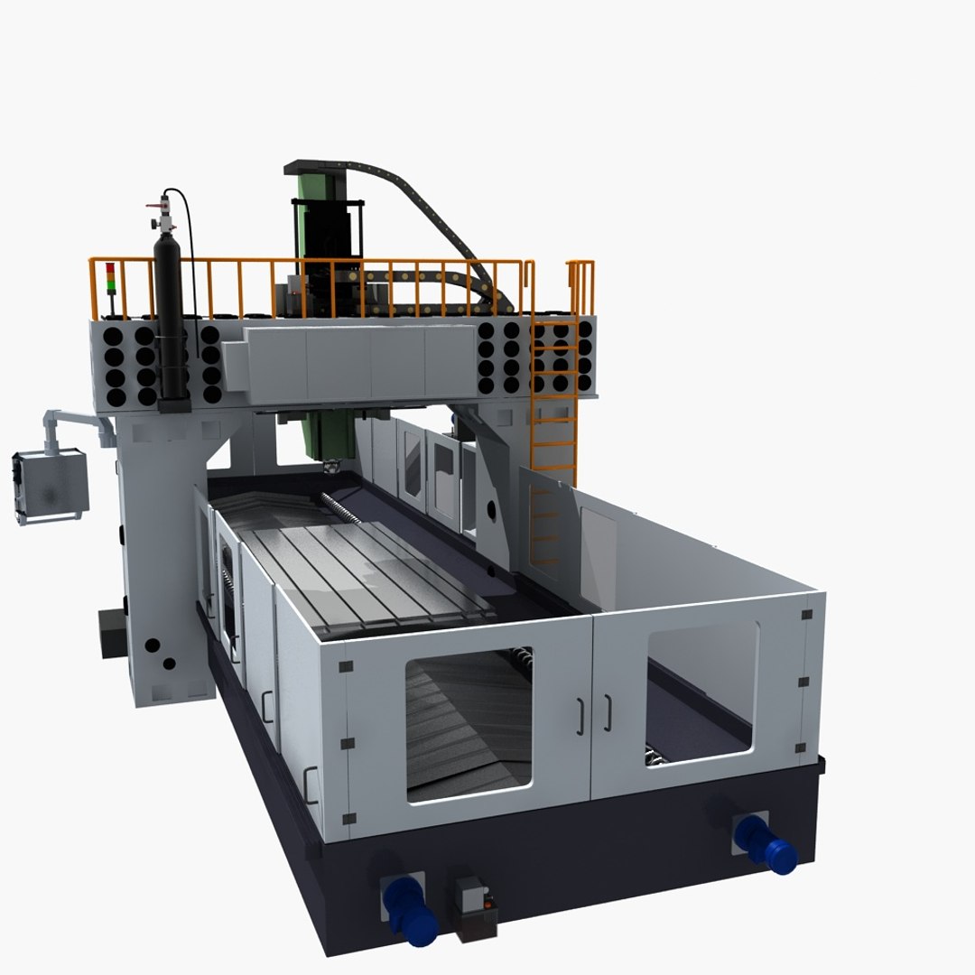 3D Model Milling Machine - TurboSquid 1381861