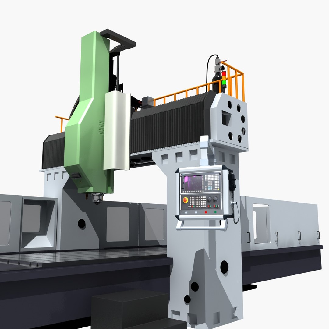 3D Model Milling Machine - TurboSquid 1381861