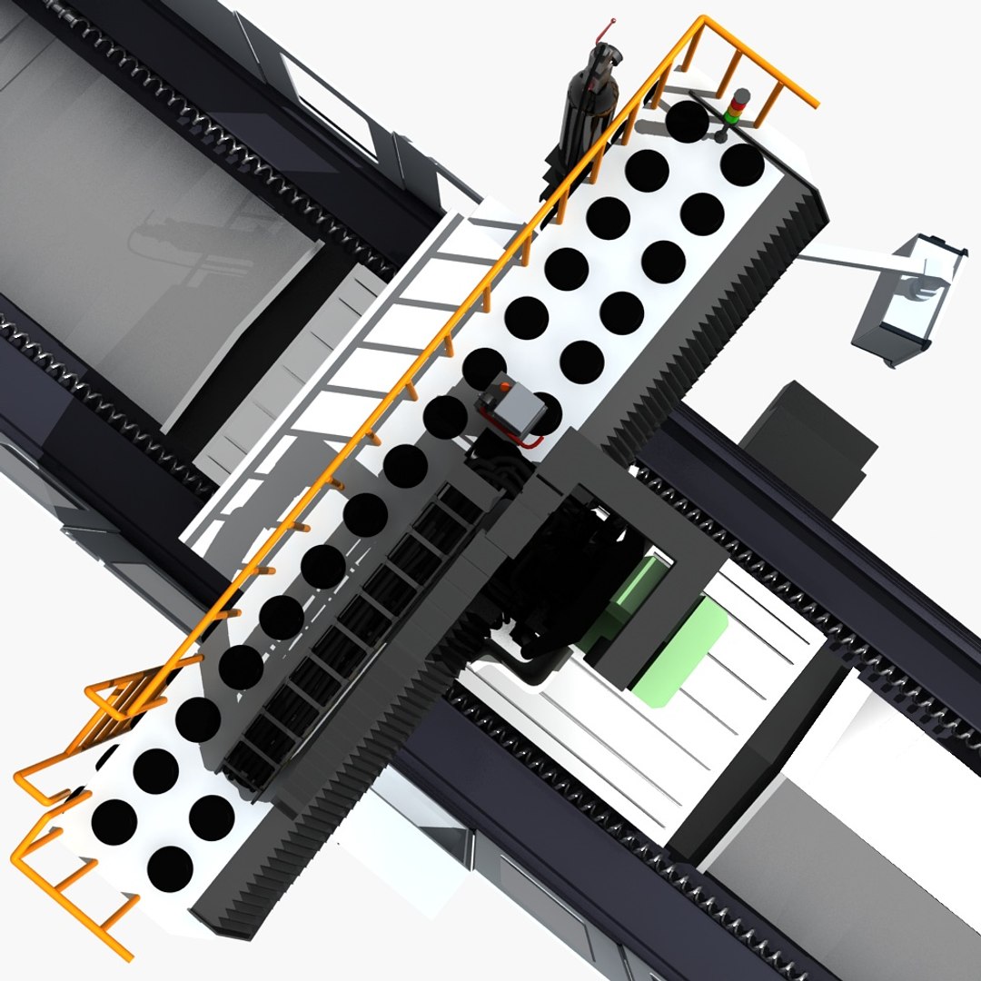 3D Model Milling Machine - TurboSquid 1381861