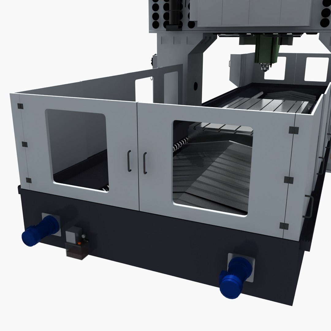 3D Model Milling Machine - TurboSquid 1381861