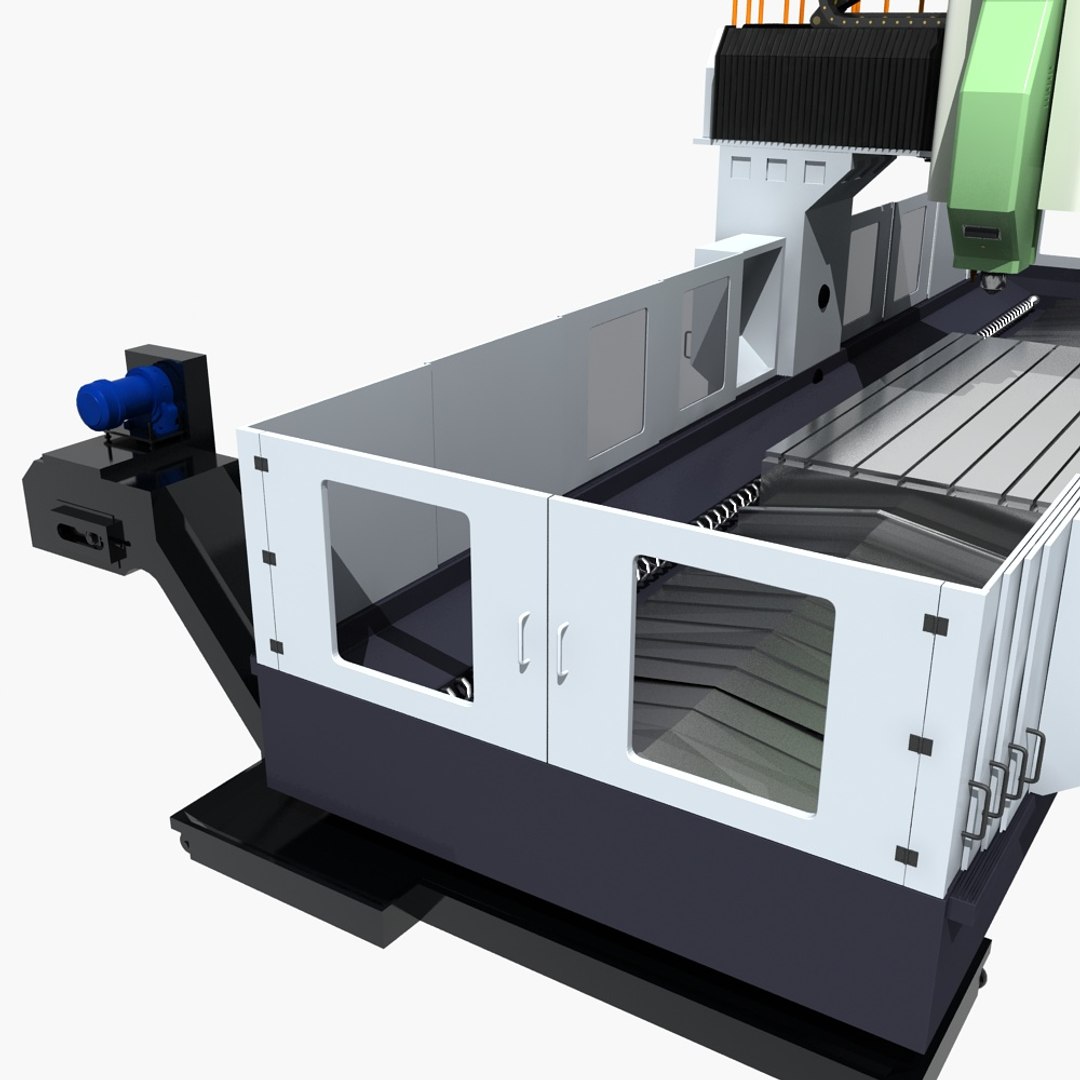 3D Model Milling Machine - TurboSquid 1381861