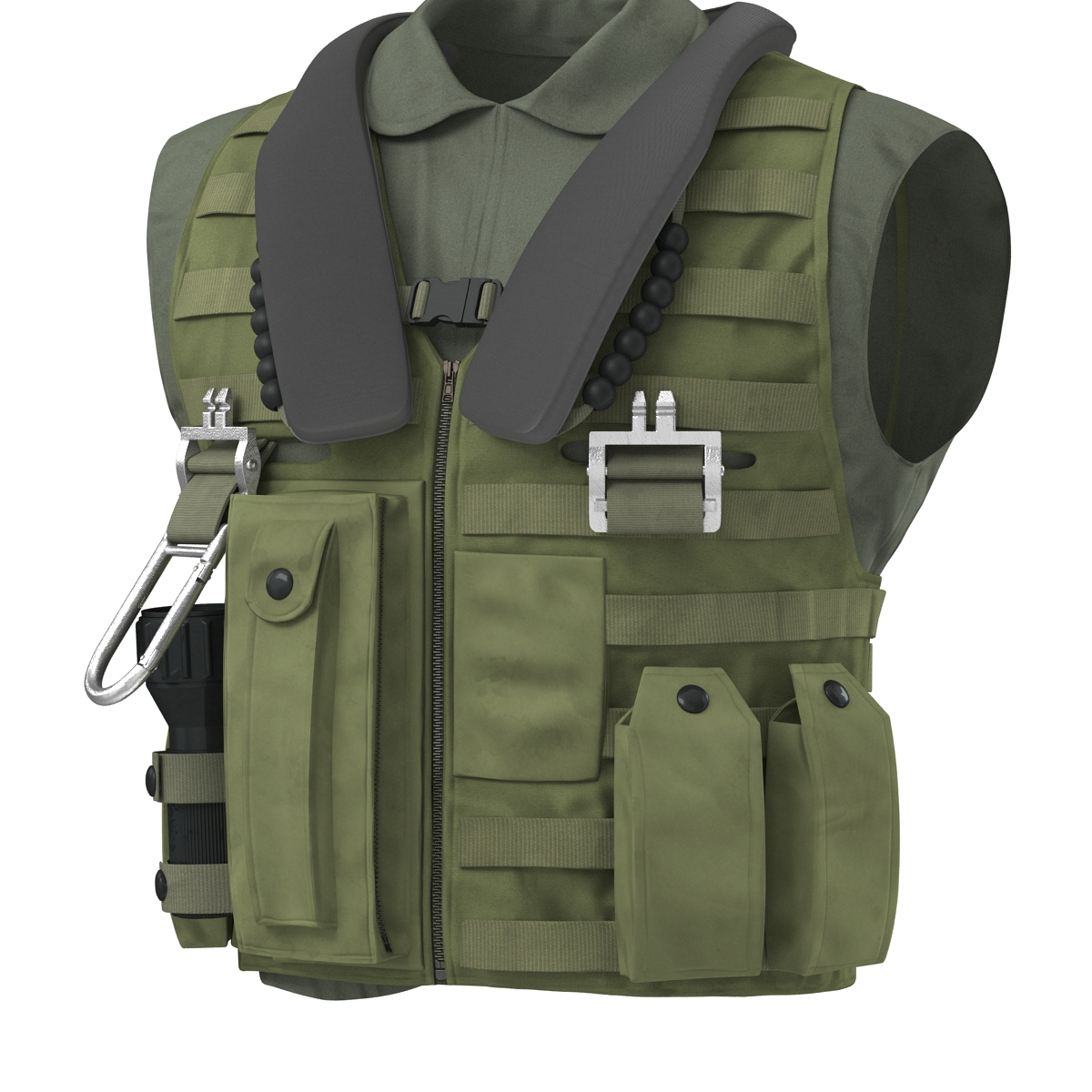 3d model military vest