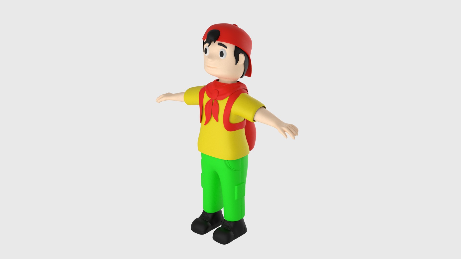 Character Bolang Indonesia Male 3D Model - TurboSquid 2230185