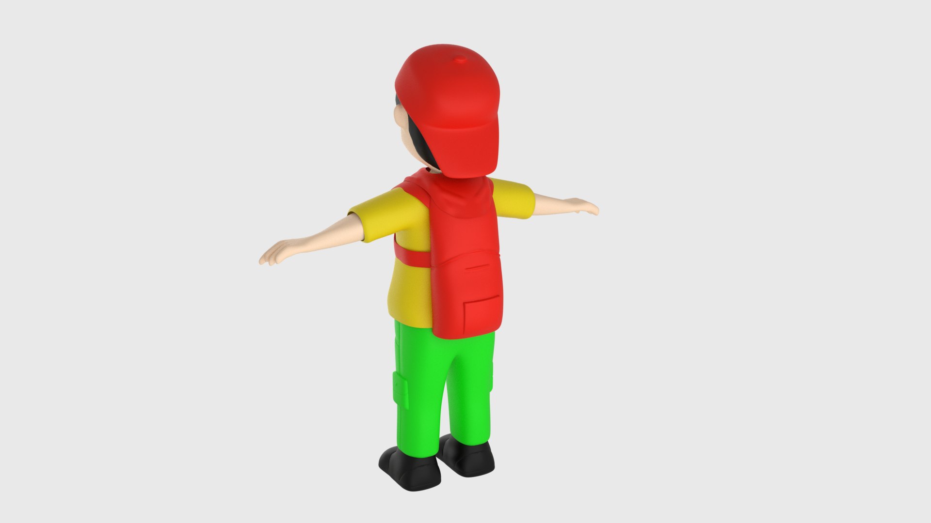 Character Bolang Indonesia Male 3D Model - TurboSquid 2230185