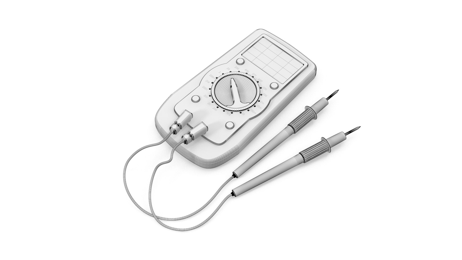 Multimeter 3D Model - TurboSquid 2138828
