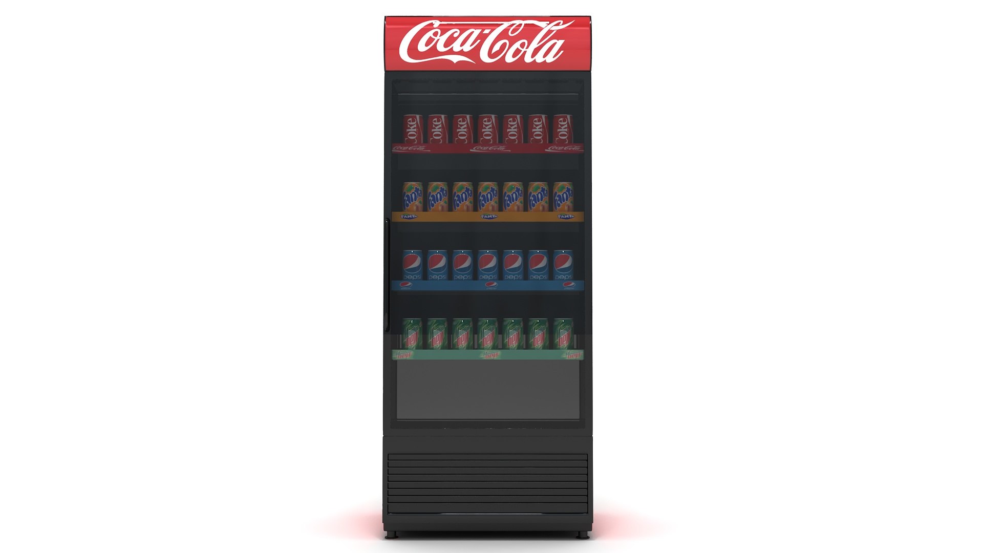 3D Coca-Cola Refrigerator Display - TurboSquid 2106521