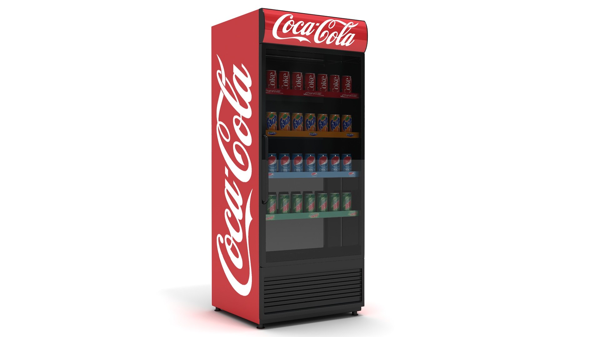3D Coca-Cola Refrigerator Display - TurboSquid 2106521