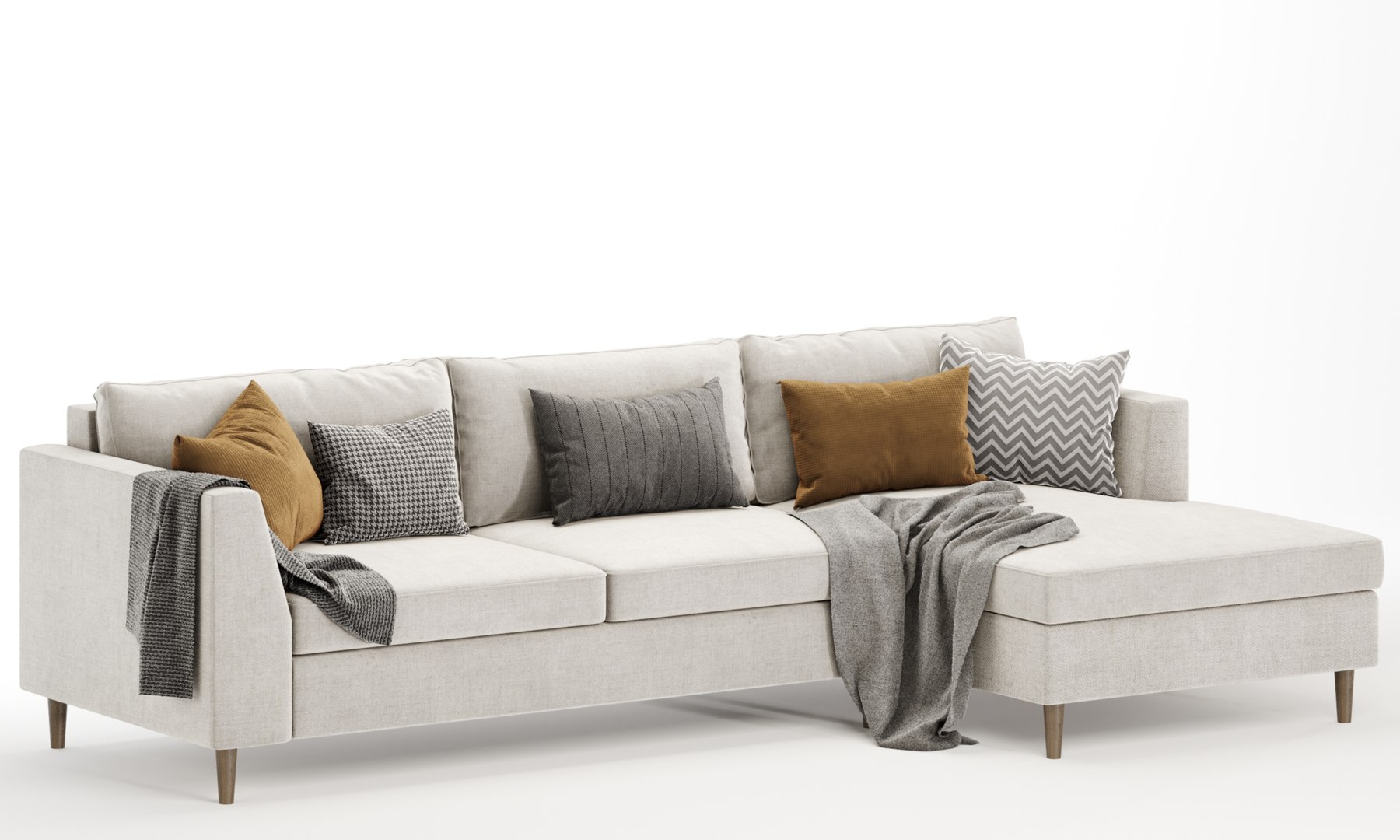Avondale Sectional Sofa 3D - TurboSquid 2319412