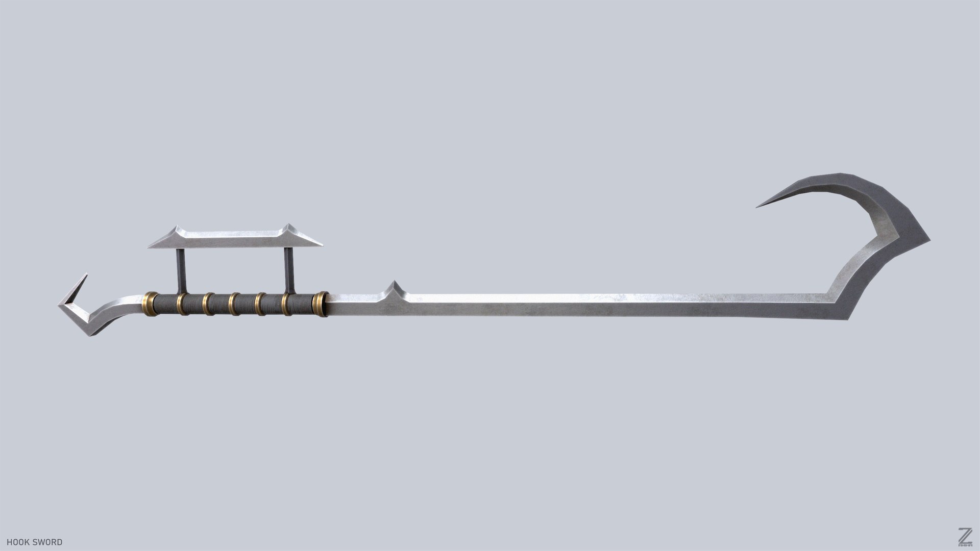 Hook Sword Model - TurboSquid 2421967