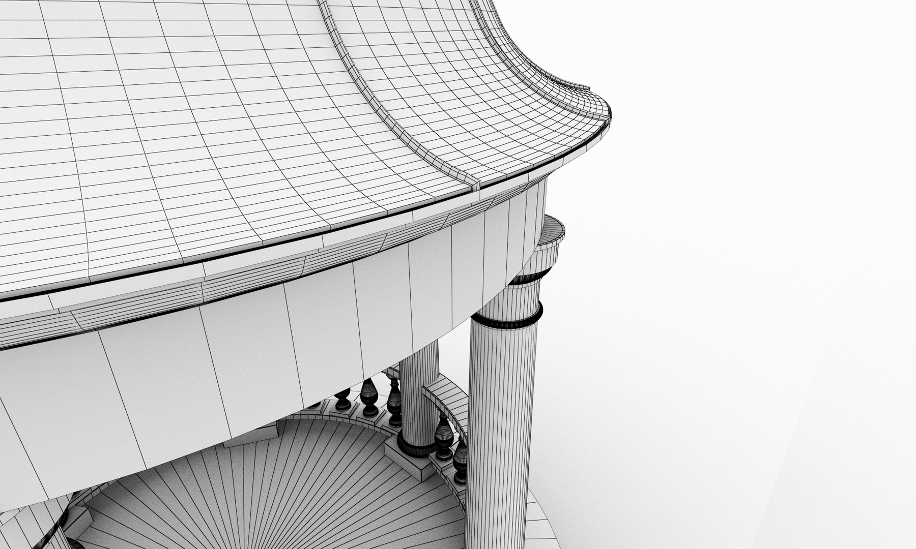 3D model Pavilion Radial - TurboSquid 1820804