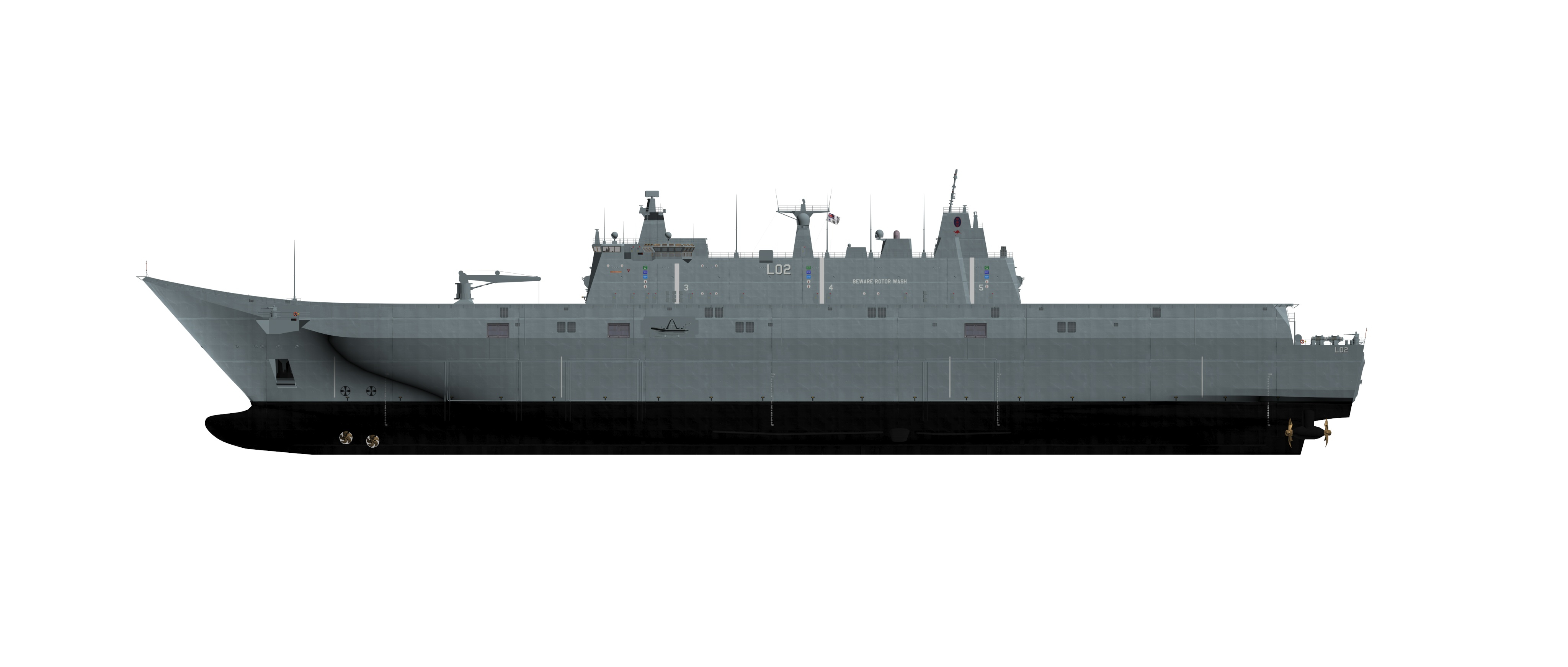 Canberra Class LHD - HMAS Canberra 3D 모델 - TurboSquid 2039341