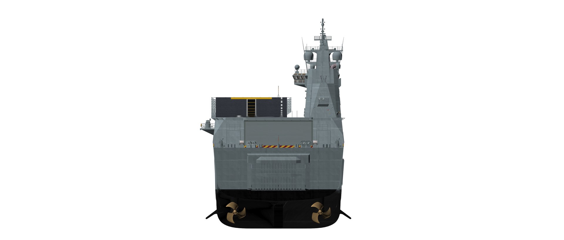 Canberra Class LHD - HMAS Canberra 3D Model - TurboSquid 2039341