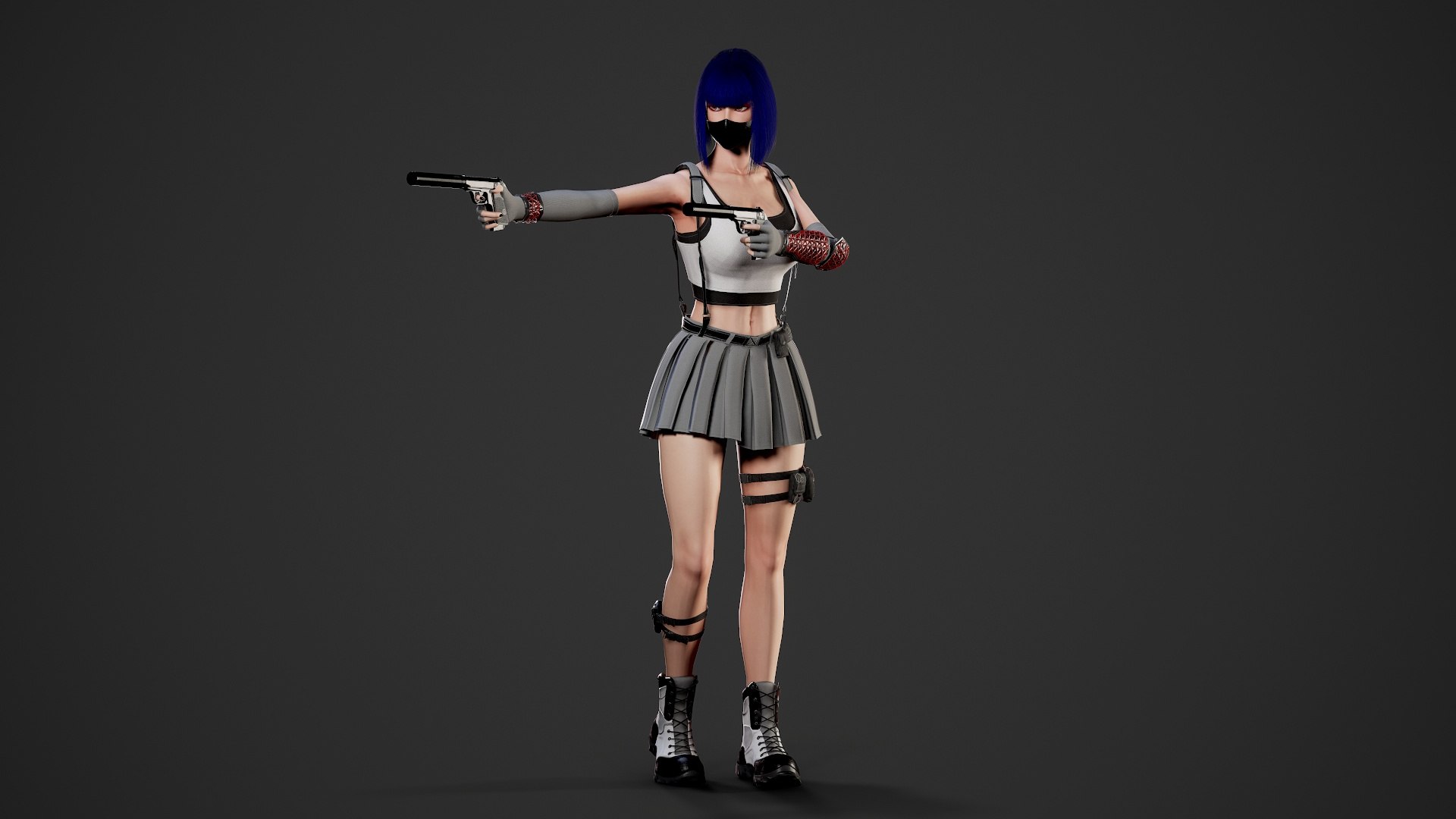 Secret Agent Girl 3D - TurboSquid 1839054