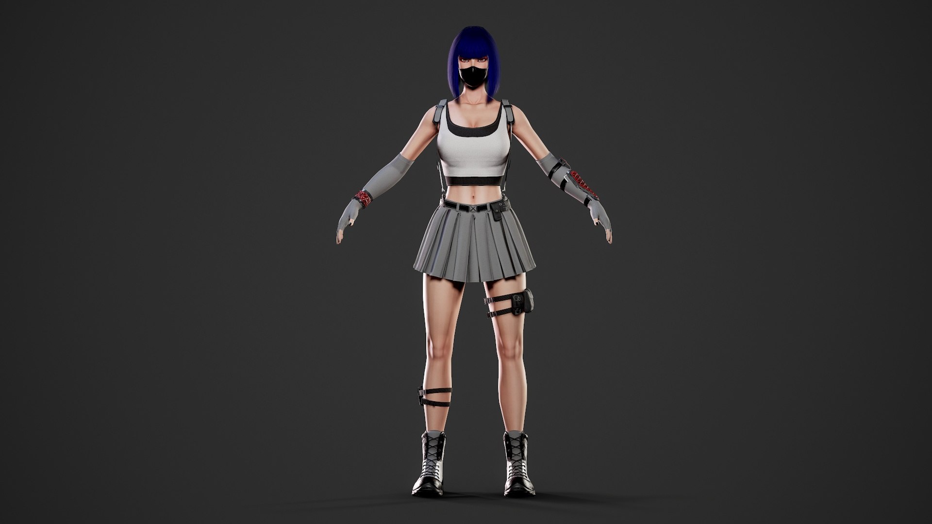 Secret Agent Girl 3D - TurboSquid 1839054