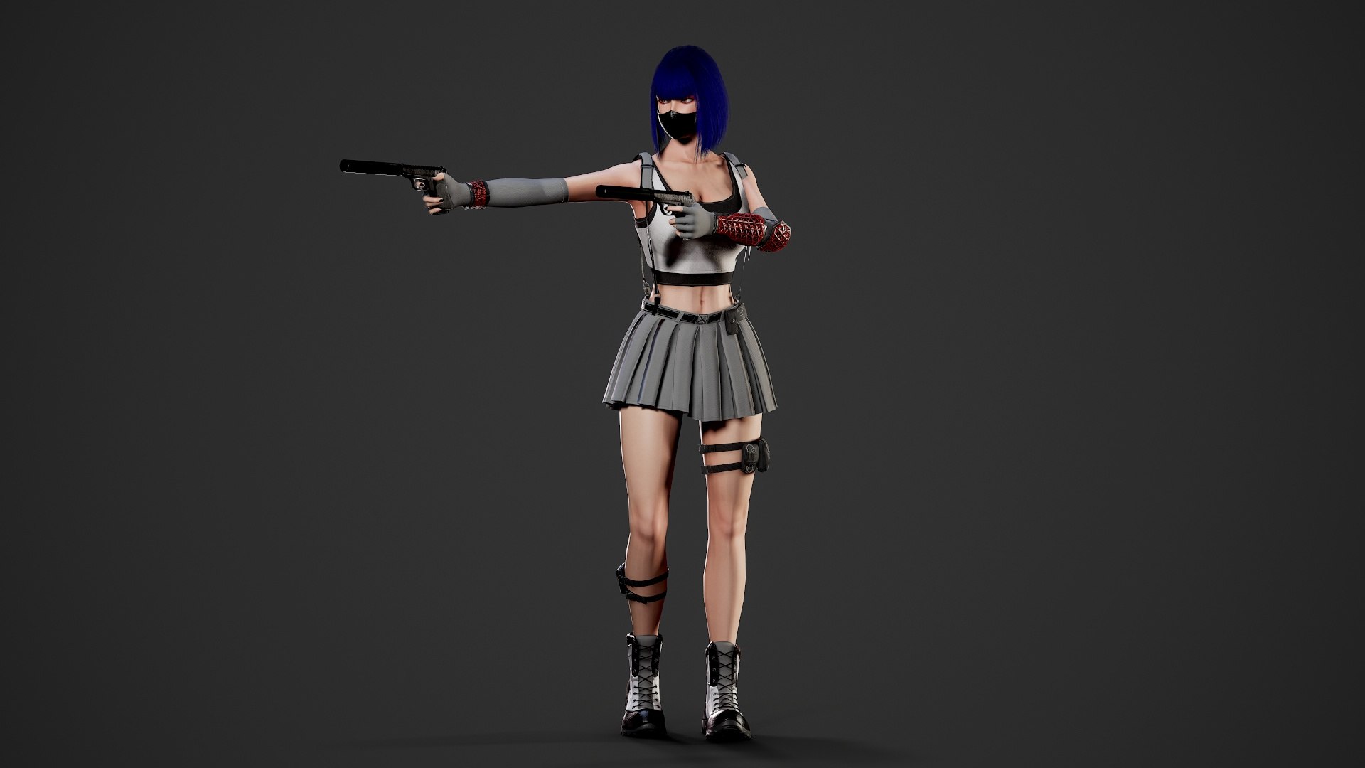 Secret Agent Girl 3D - TurboSquid 1839054
