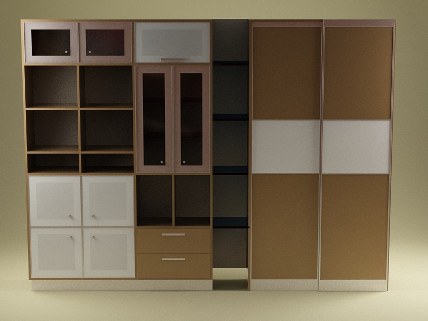 3d model of cupboard kerry