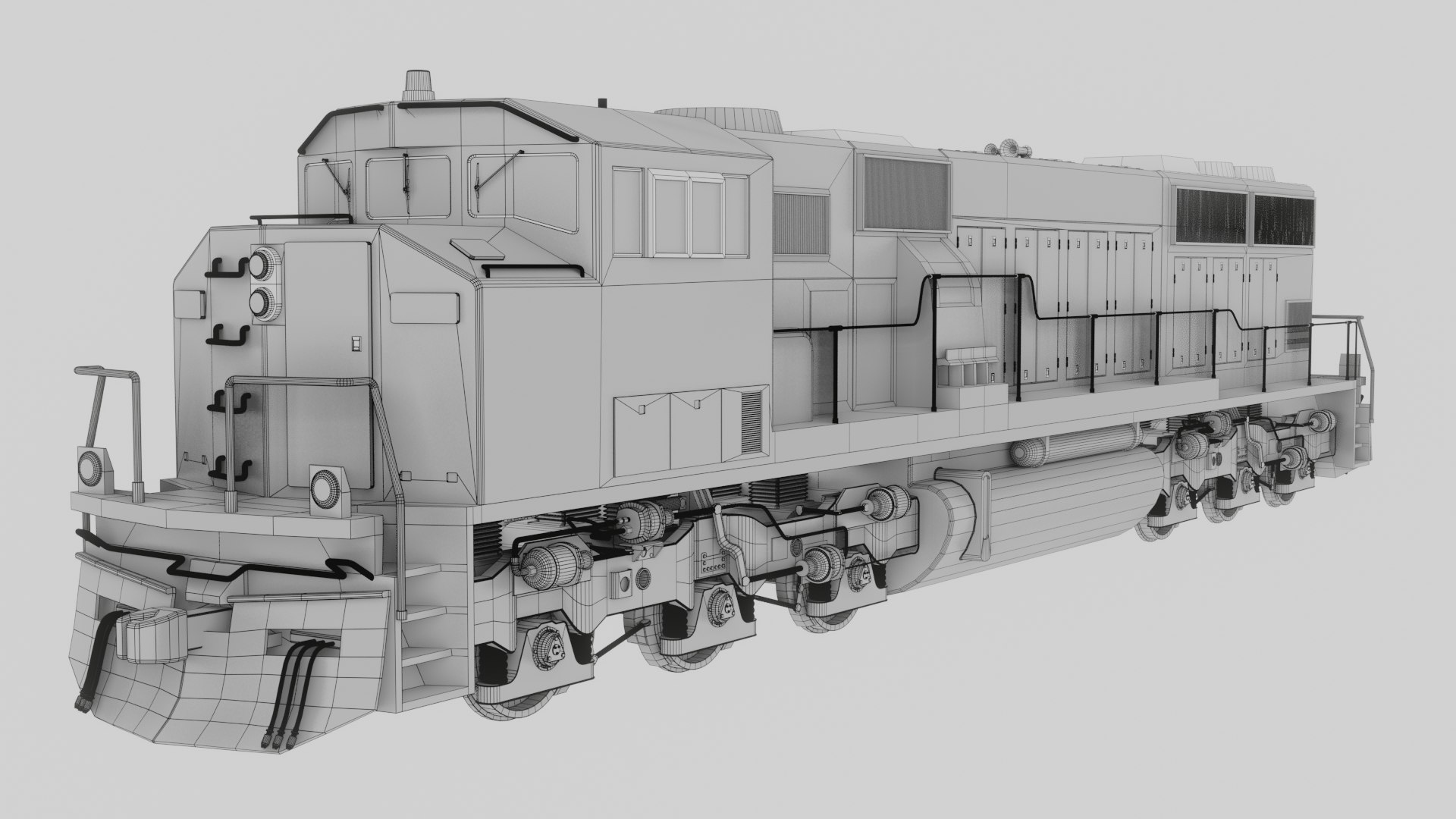 3D Locomotive SD60M Model - TurboSquid 1880010
