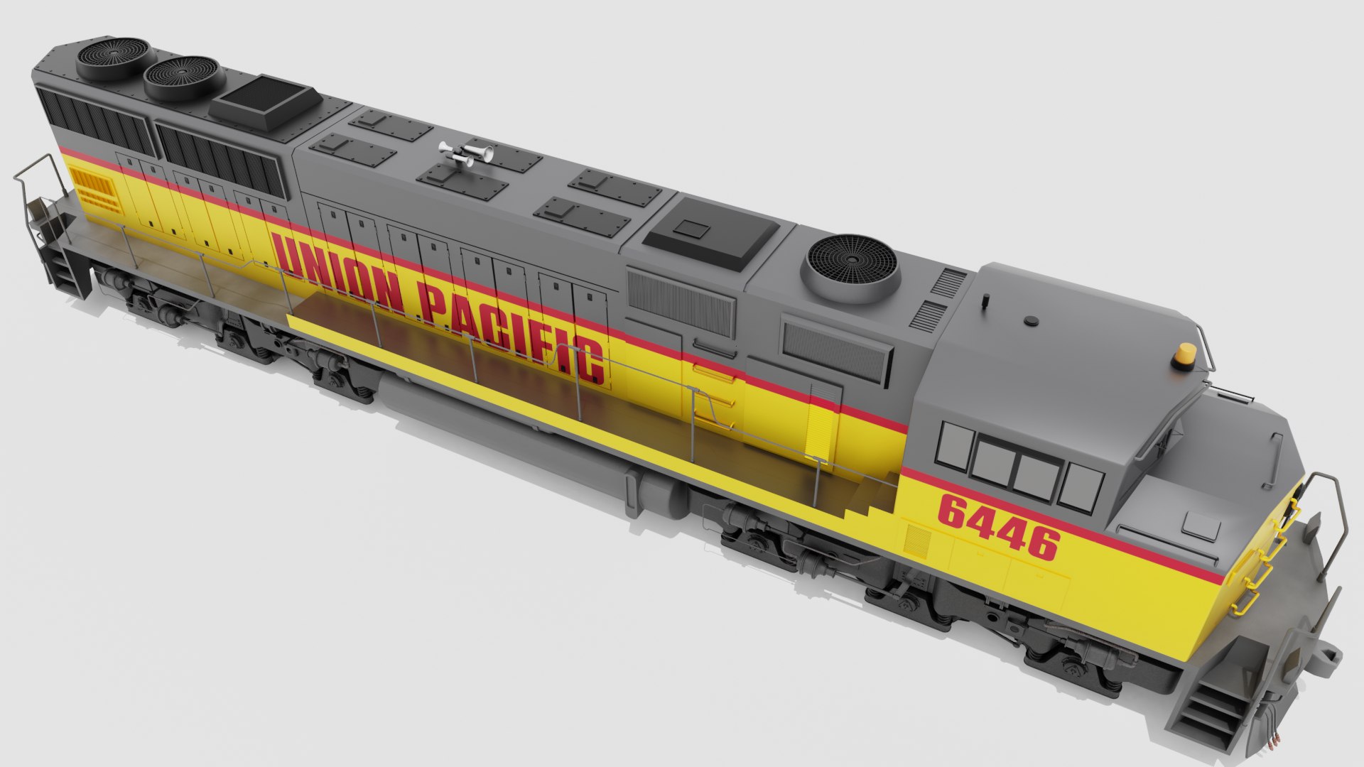 3D Locomotive SD60M Model - TurboSquid 1880010