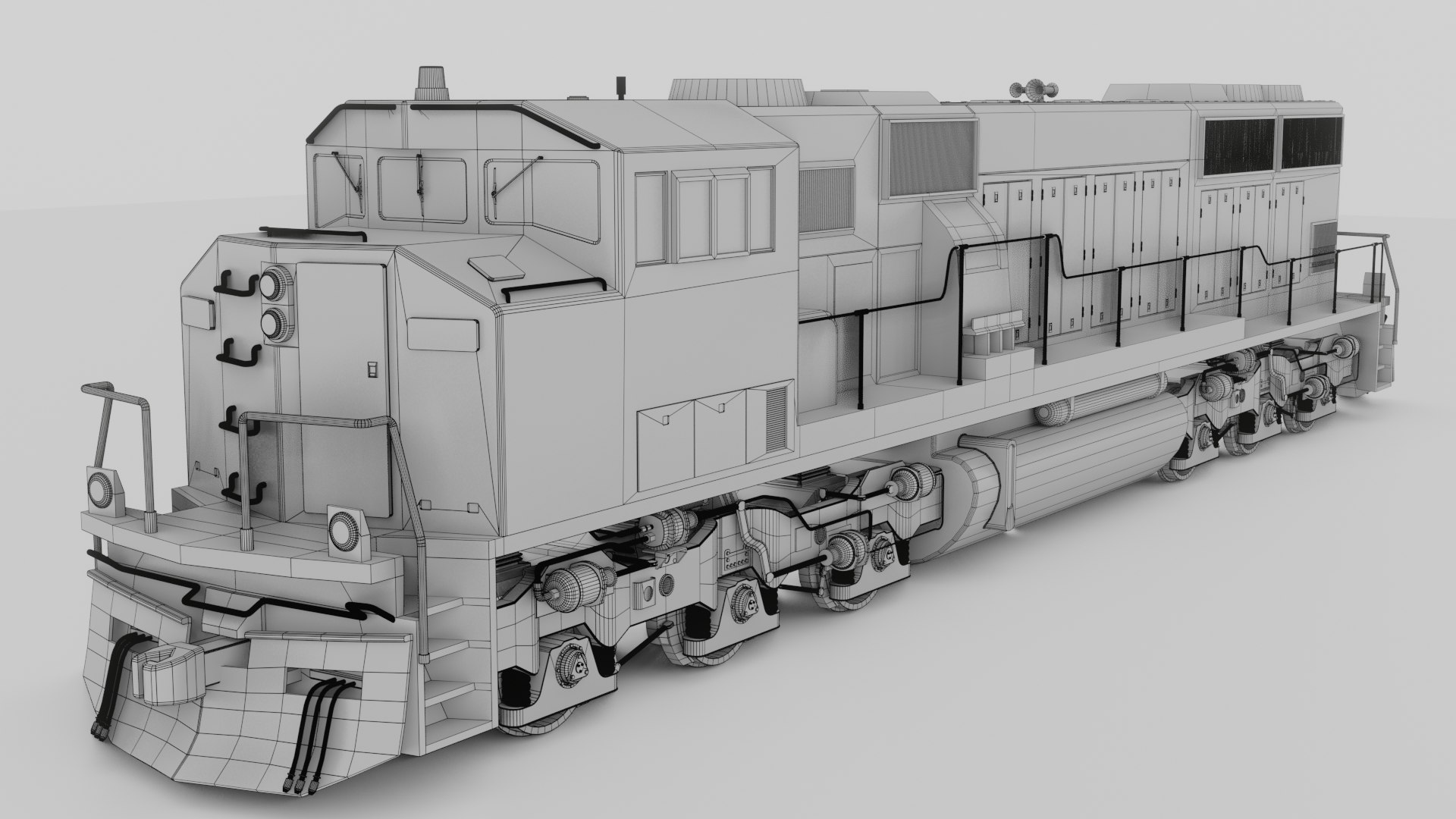 3D Locomotive SD60M Model - TurboSquid 1880010
