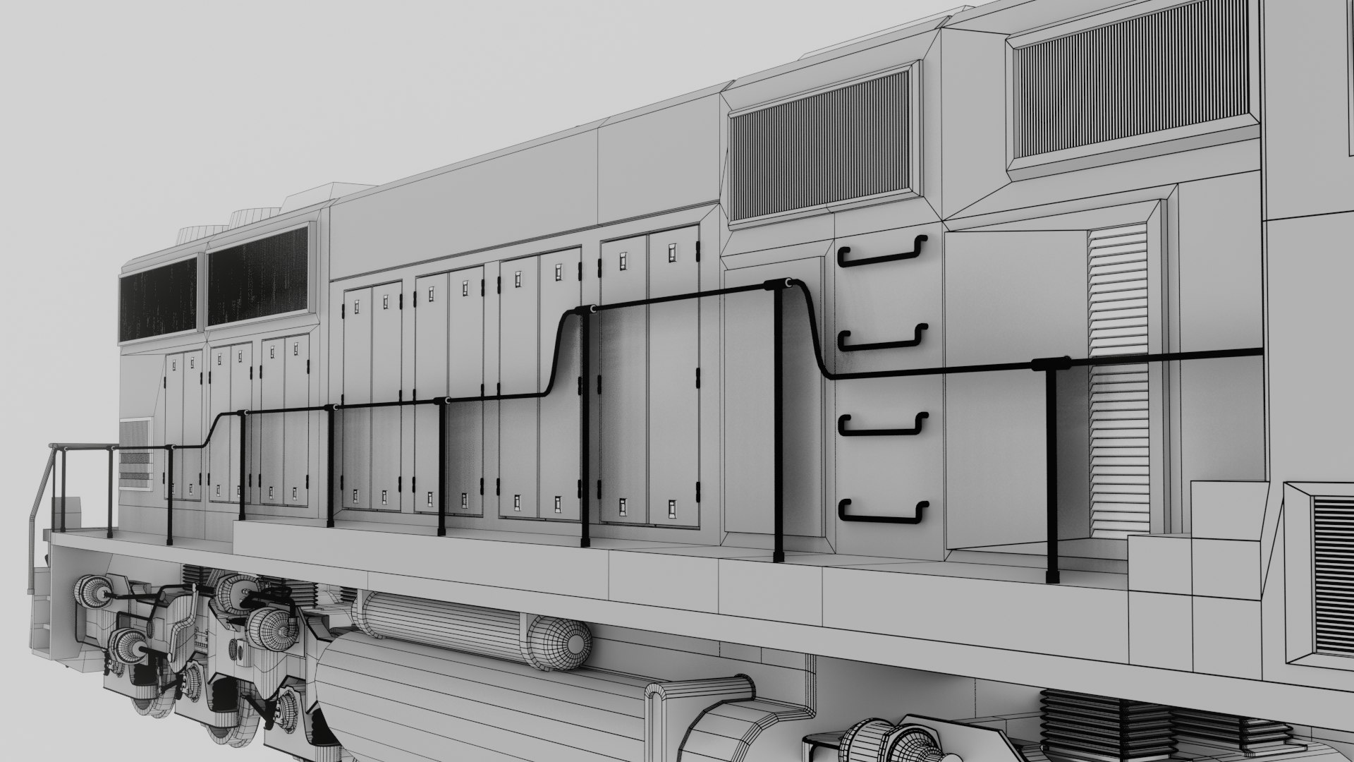 3D Locomotive SD60M Model - TurboSquid 1880010
