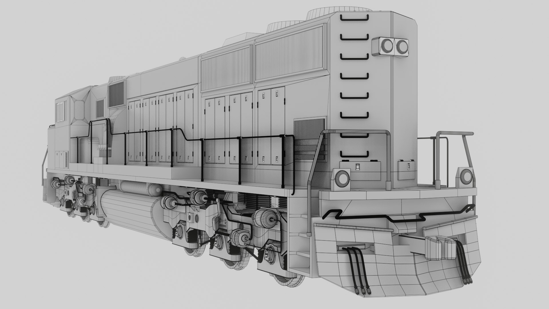 3D Locomotive SD60M Model - TurboSquid 1880010