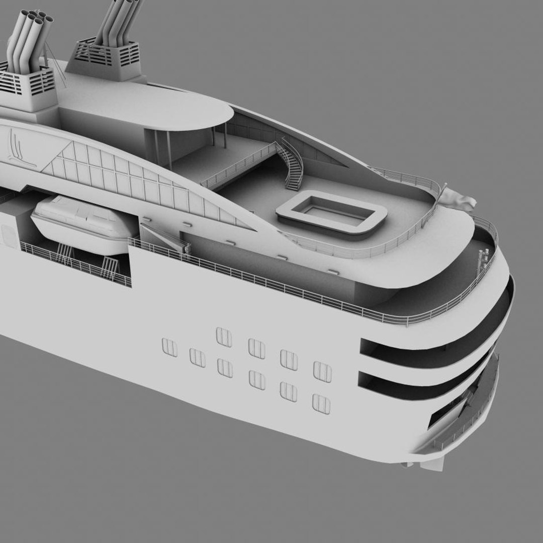 3d Model Arctic Cruise Ship Le