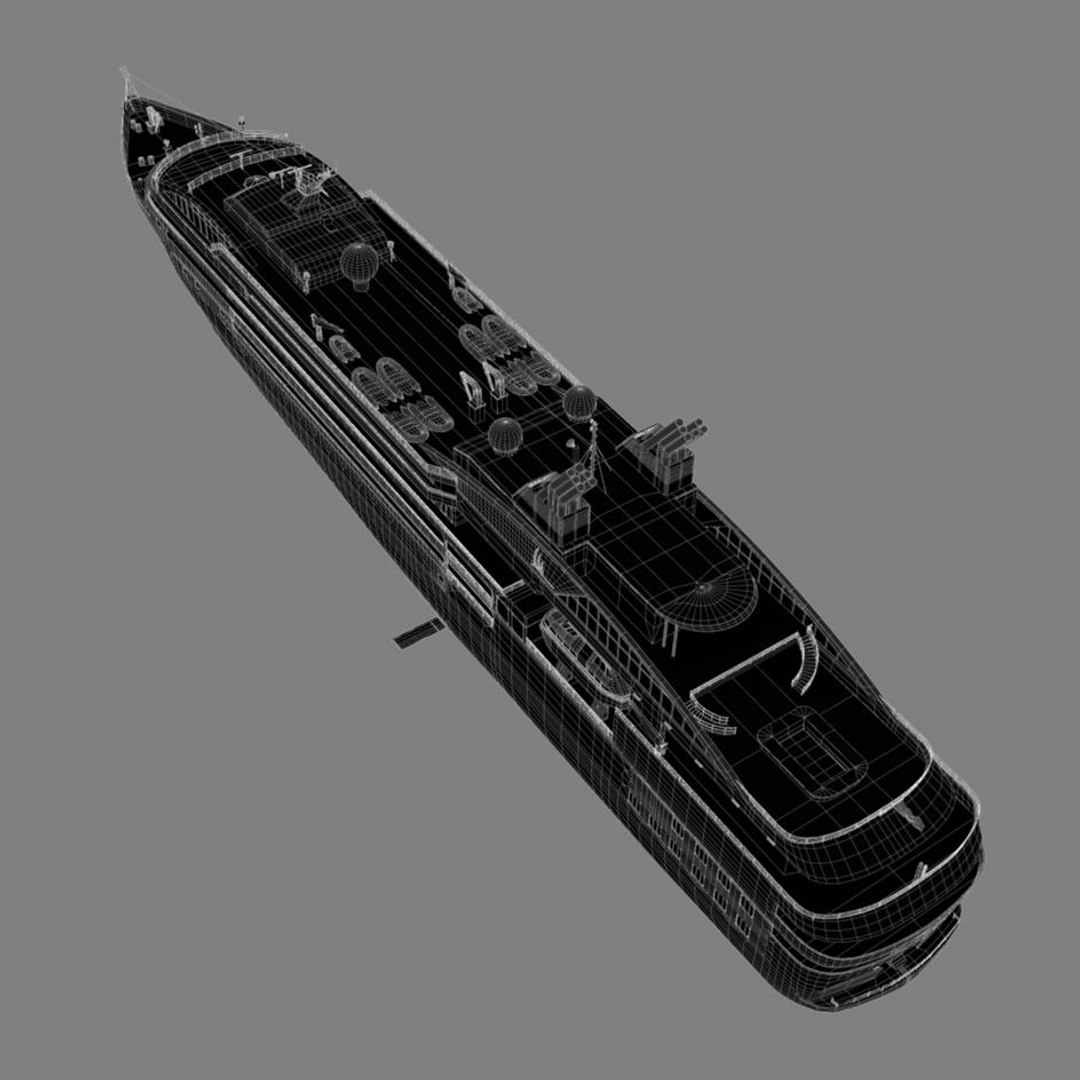 3d Model Arctic Cruise Ship Le