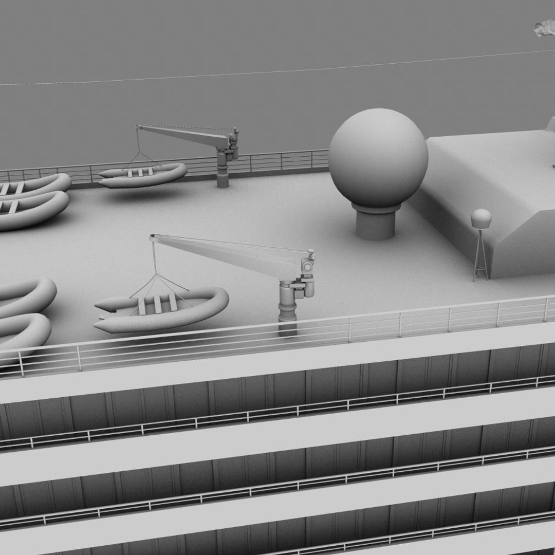 3d Model Arctic Cruise Ship Le