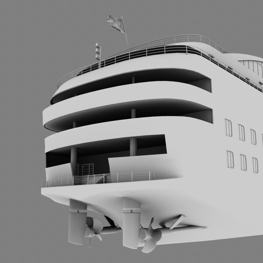 3d Model Arctic Cruise Ship Le