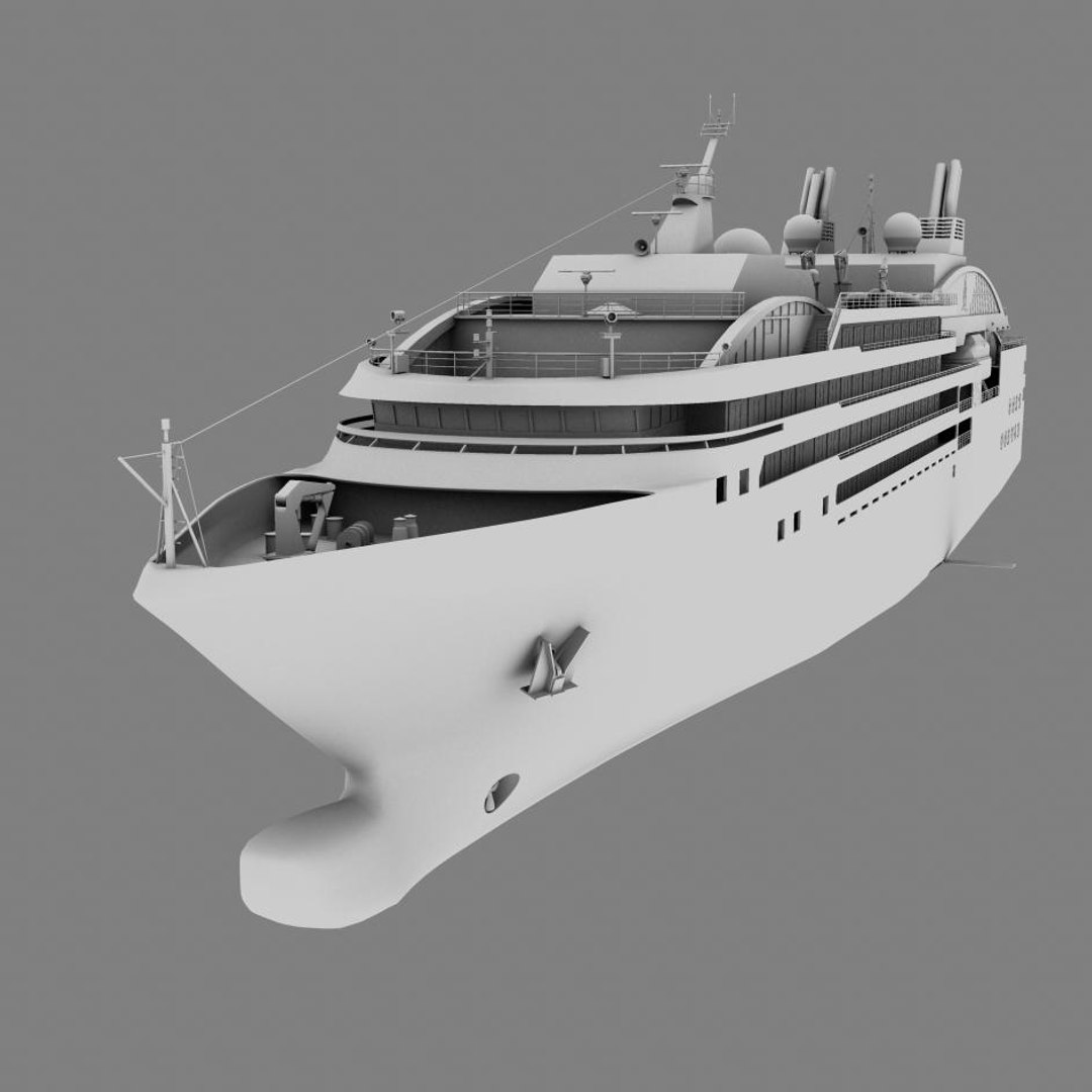 3d Model Arctic Cruise Ship Le
