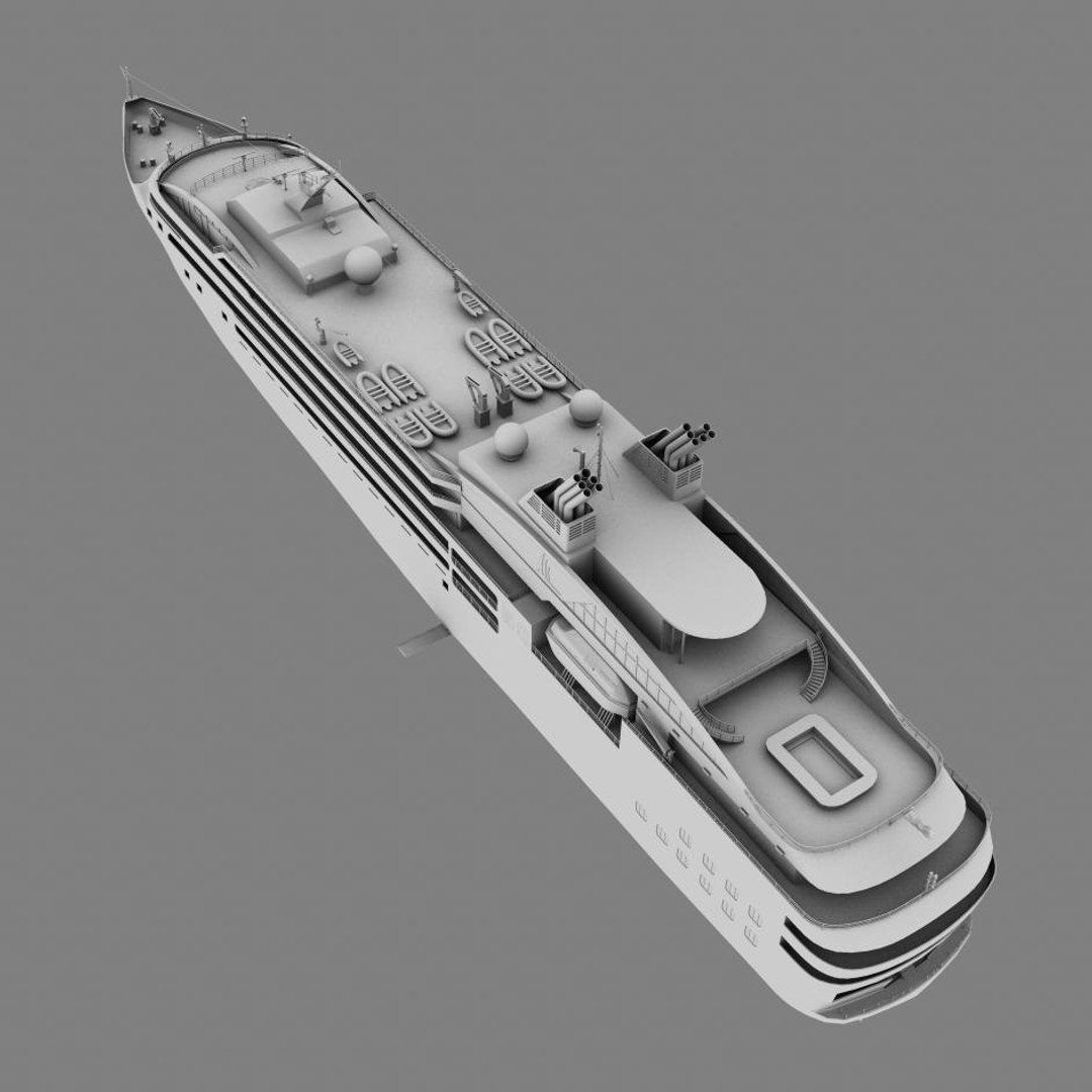 3d Model Arctic Cruise Ship Le