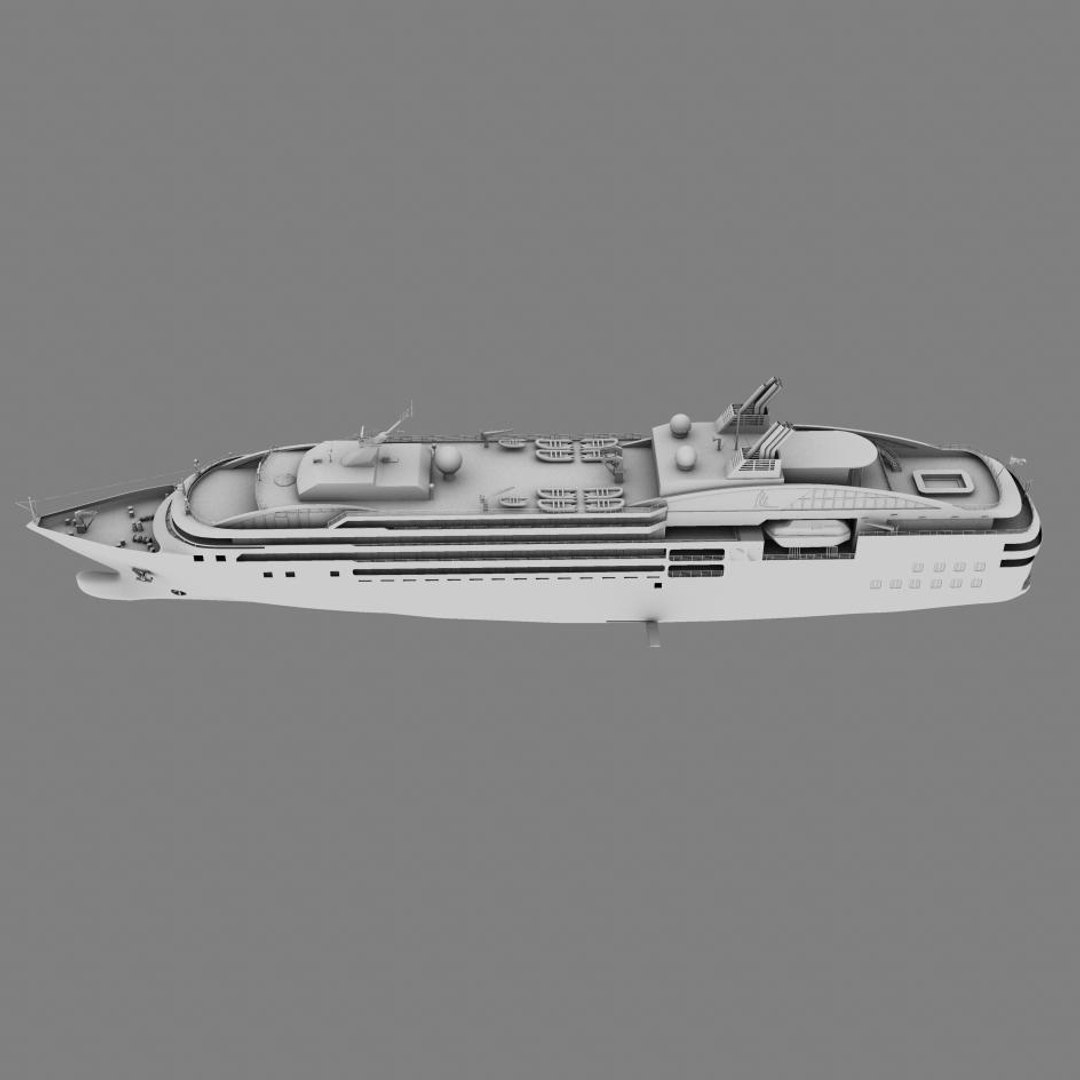 3d Model Arctic Cruise Ship Le