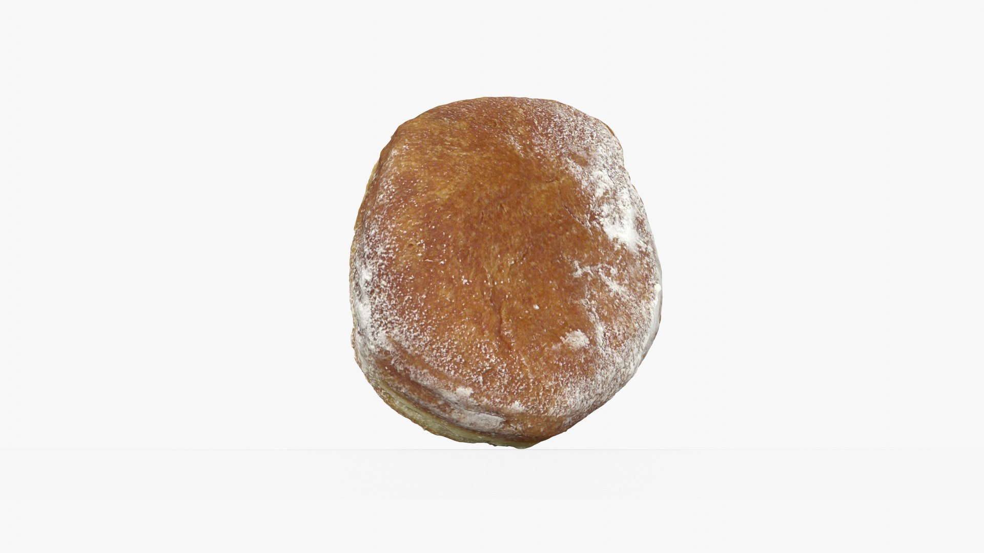 Photorealistic 3D Scan Of Jelly Donut Or German Jam Doughnut 3D Model ...