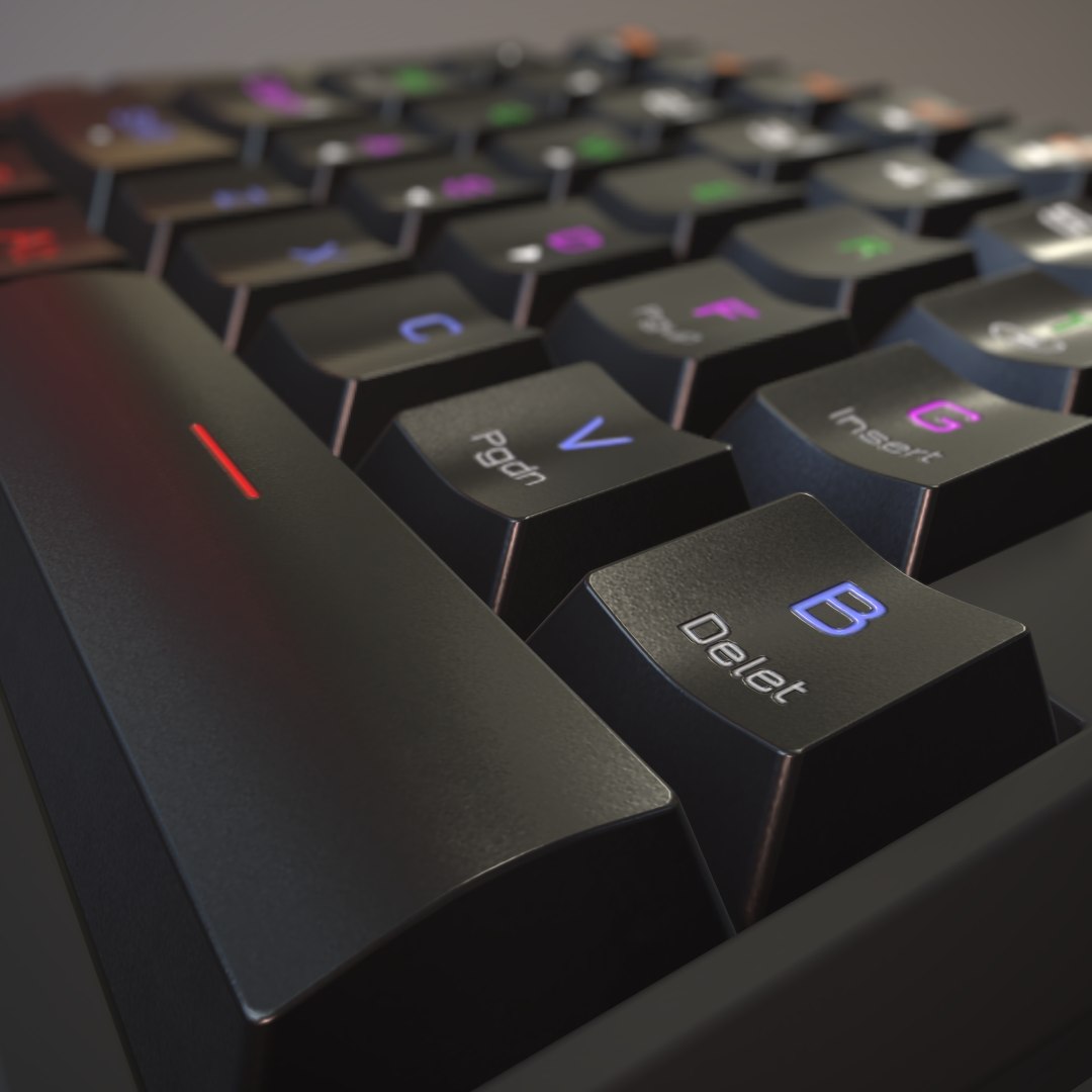 Gaming Keyboard 3D Model - TurboSquid 1579839